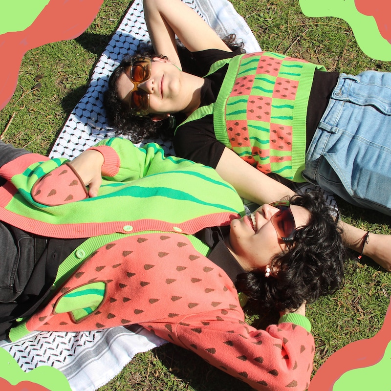 Watermelon Cardigan - Etsy