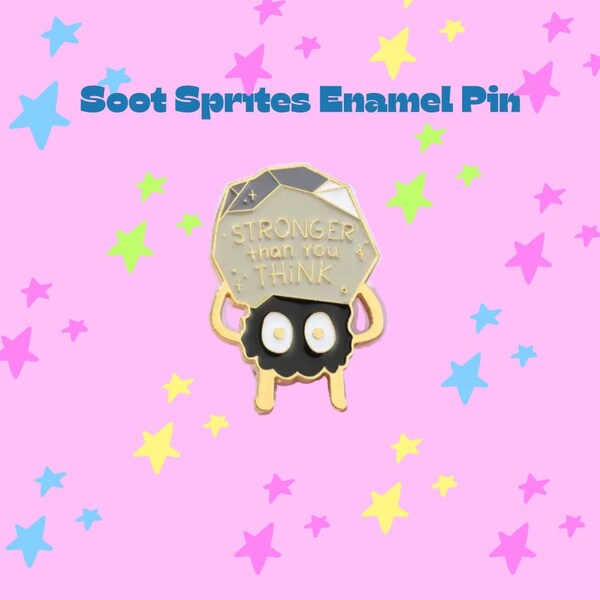 Soot Sprite Pin - Etsy