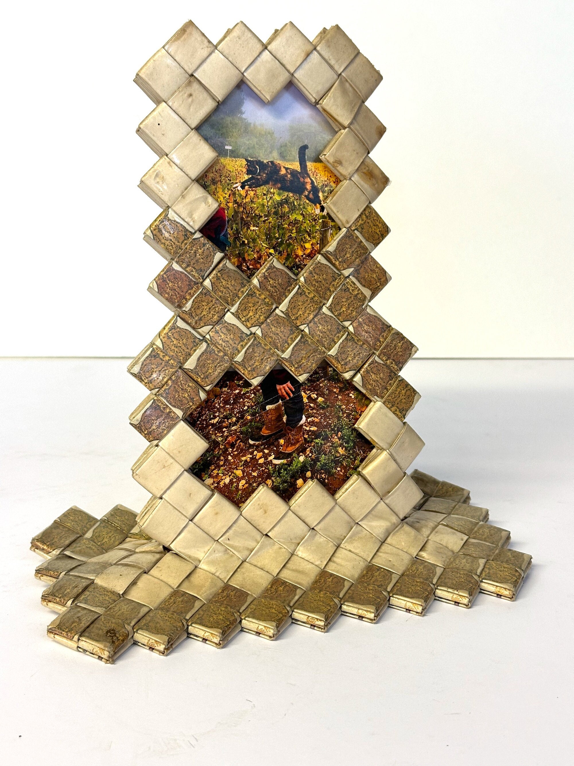 Cigarette Wrapper Prison Art 2-picture Tall Standing Frame - Etsy