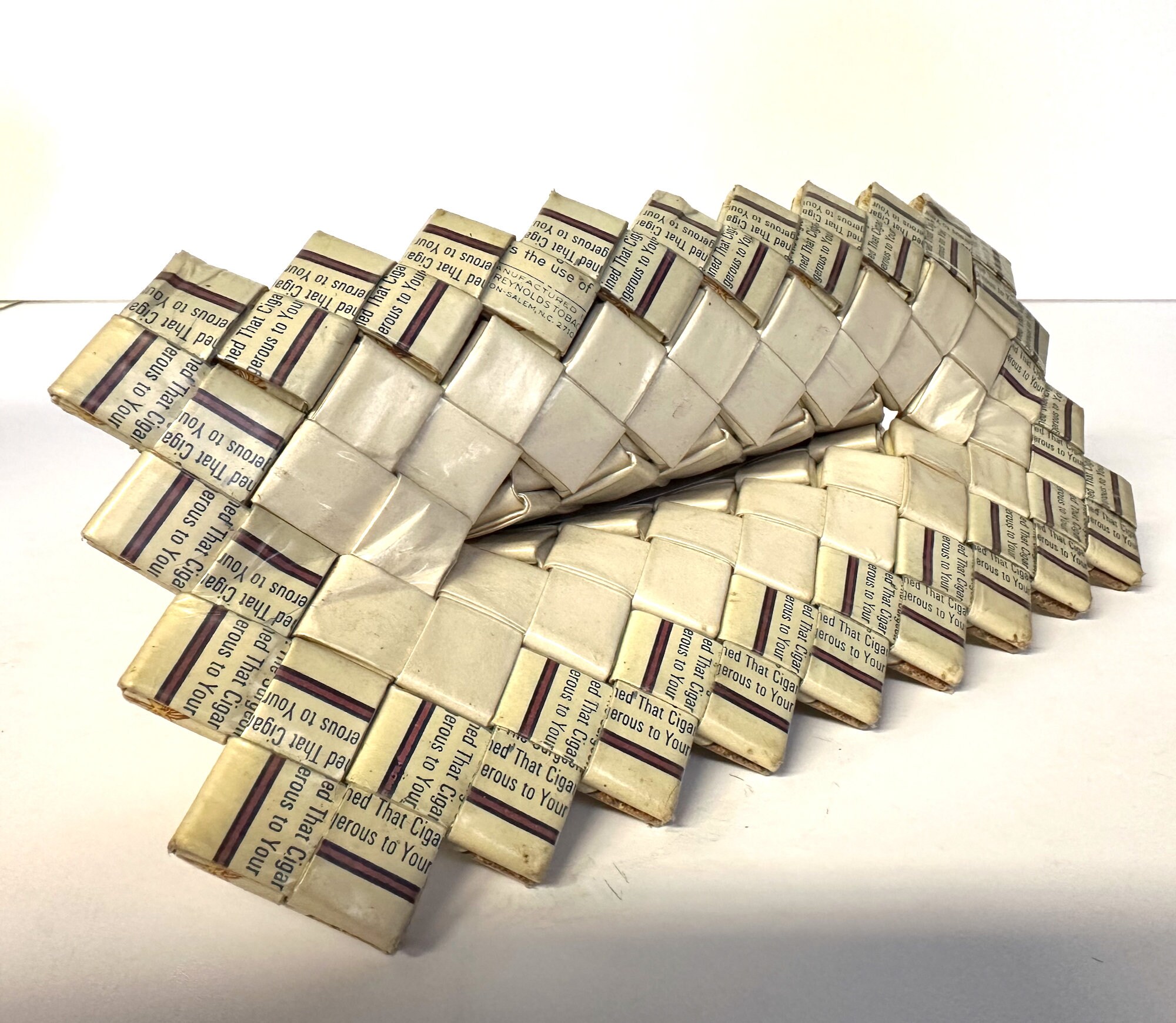 Cigarette Wrapper Prison Art 2-picture Tall Standing Frame - Etsy