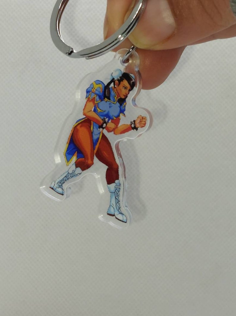 Chun-li Inspired Keychain - Etsy