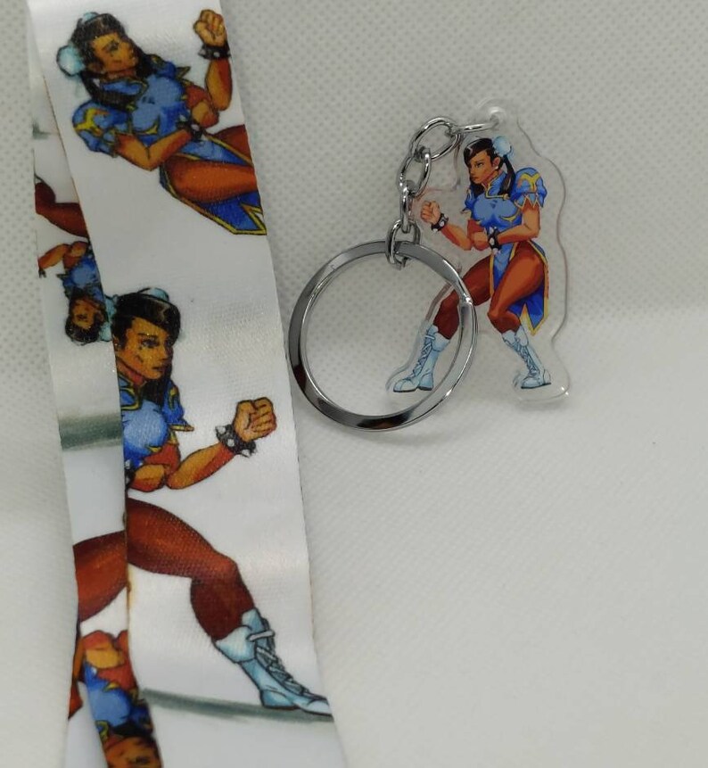Chun-li Inspired Keychain - Etsy