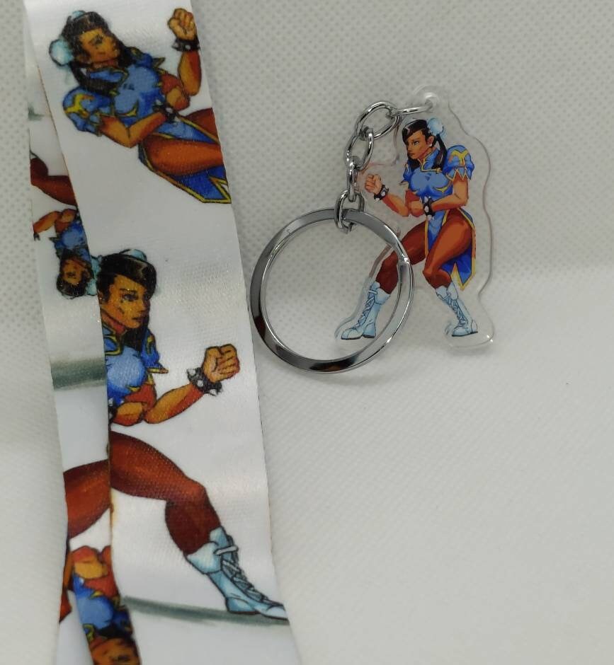 Chun-li Inspired Keychain - Etsy