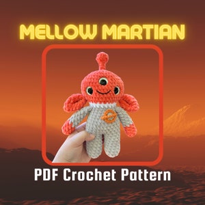 Mellow Martian Pattern - PDF Crochet Pattern - Low Sew - Etsy