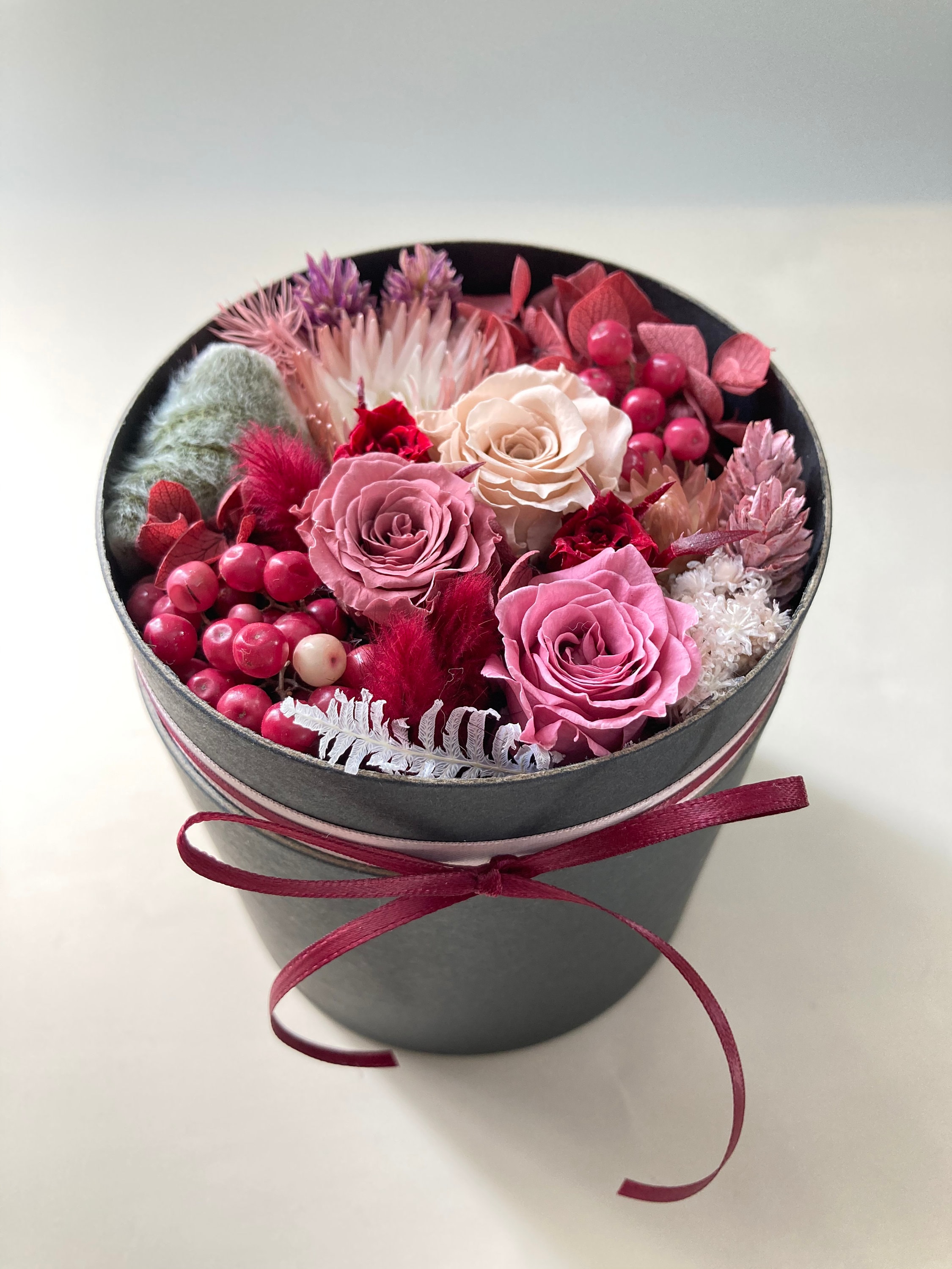 Preserved and Dried Flower Arrangement Box, Gift for Her, Gift in All ...