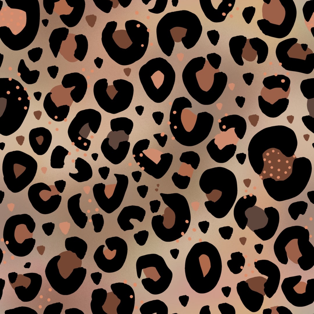 Animal Print Leopard Print Colourful Seamless Design Pattern Digital ...