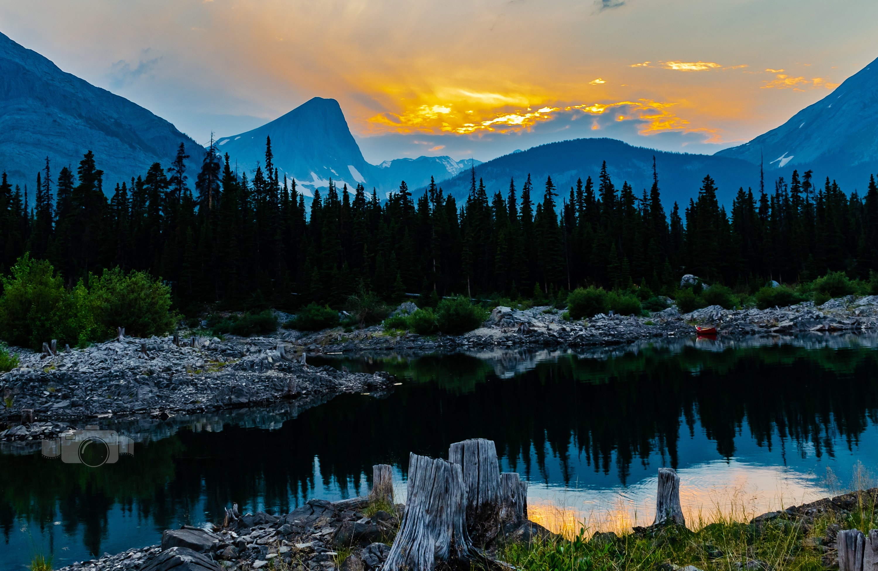 Canadian Rockies Sunset