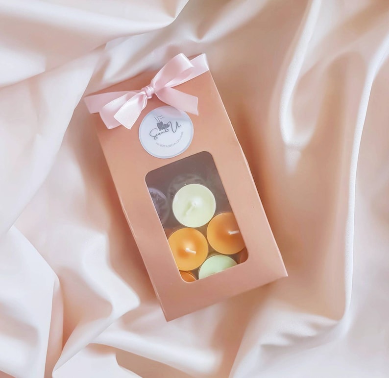 Tea Light Candles 19mm Height and 38mm Diameter Sold in Pack of 6 or ...