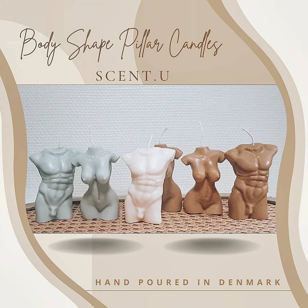Male OR Female Body (torso) Candles - Scented or UN-SCENTED - Etsy