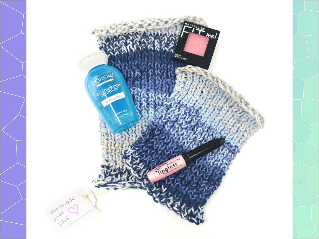 Reusable Make-up Pads, Reusable Makeup Wipes, Knit Cotton Rounds - Etsy