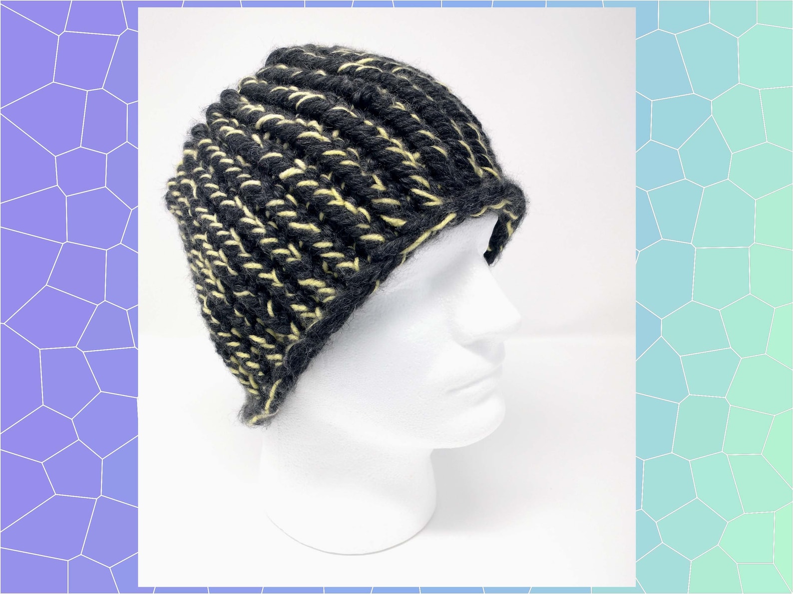 Bun Hat, Messy Bun Hat, Black Winter Hat, Christmas Gift - Etsy