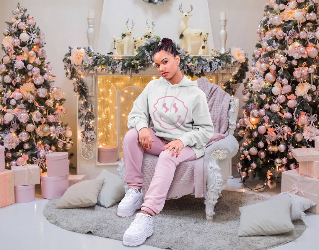 Hoodie Preppy Aesthetic squiggly Smiley - Etsy