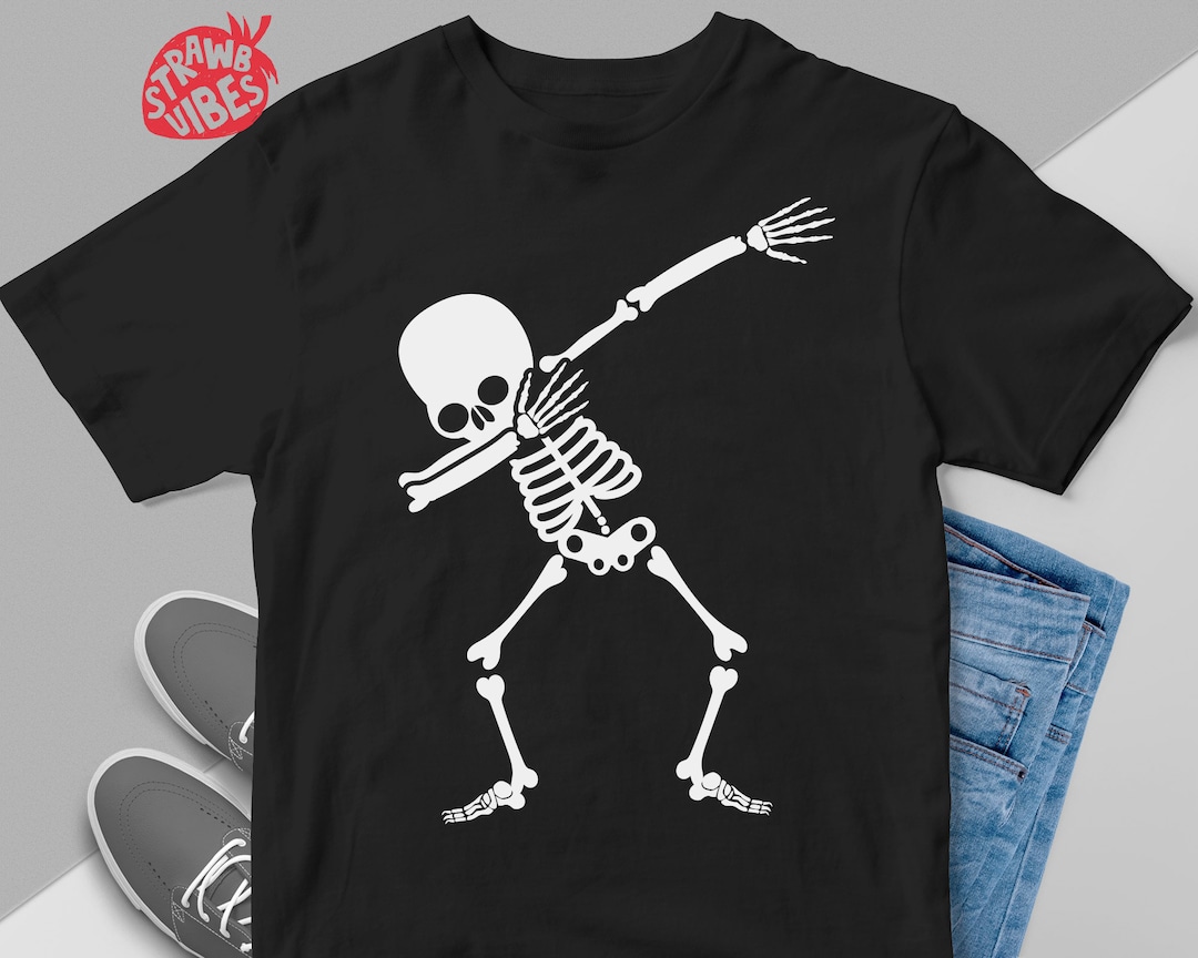 Dabbing Skeleton Svg, Png, Skeleton Shirt Svg, for Baby & Adult, Boy ...