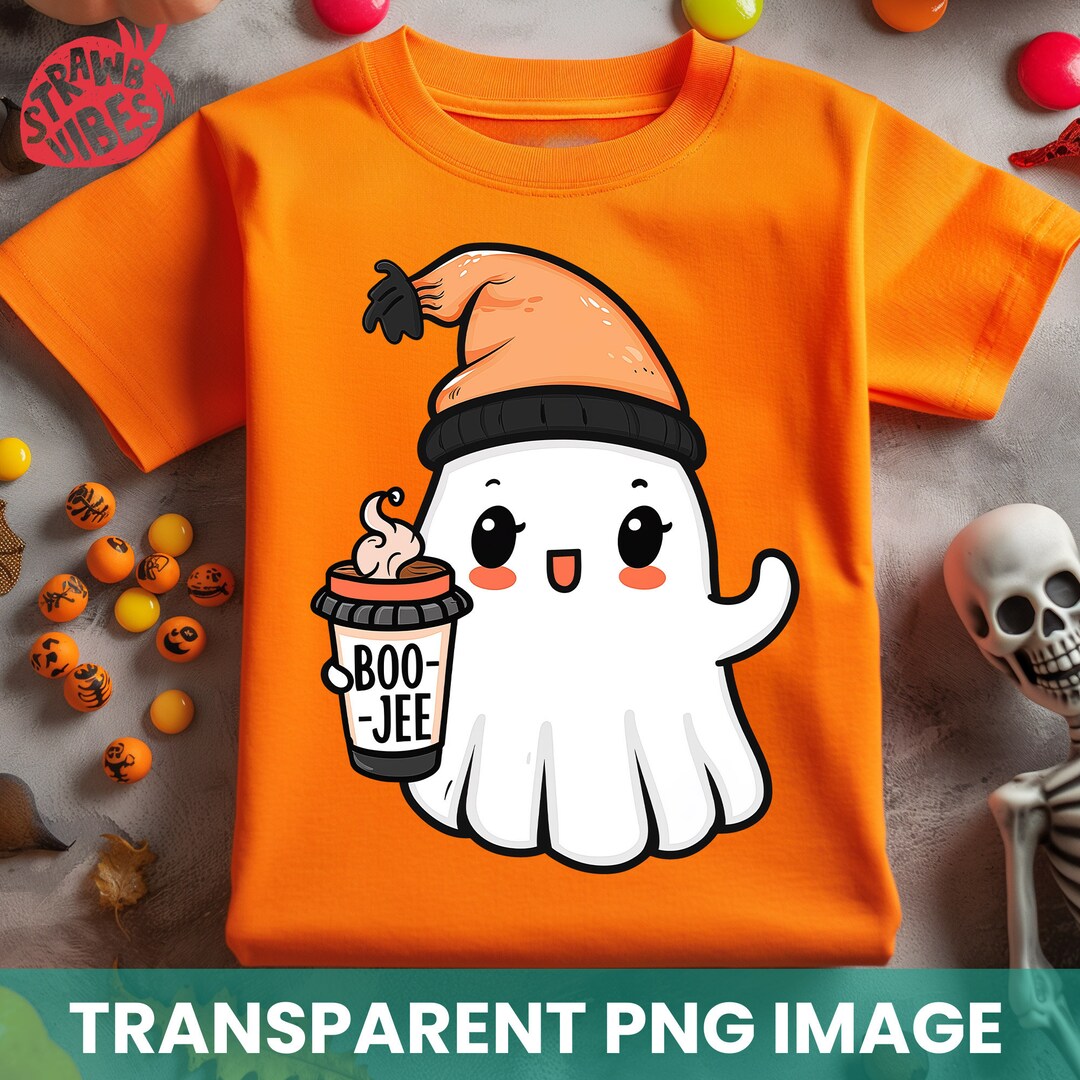 Boojee PNG, Cute Ghost Png, Kids Halloween Shirt Png, Autumn, Fall ...
