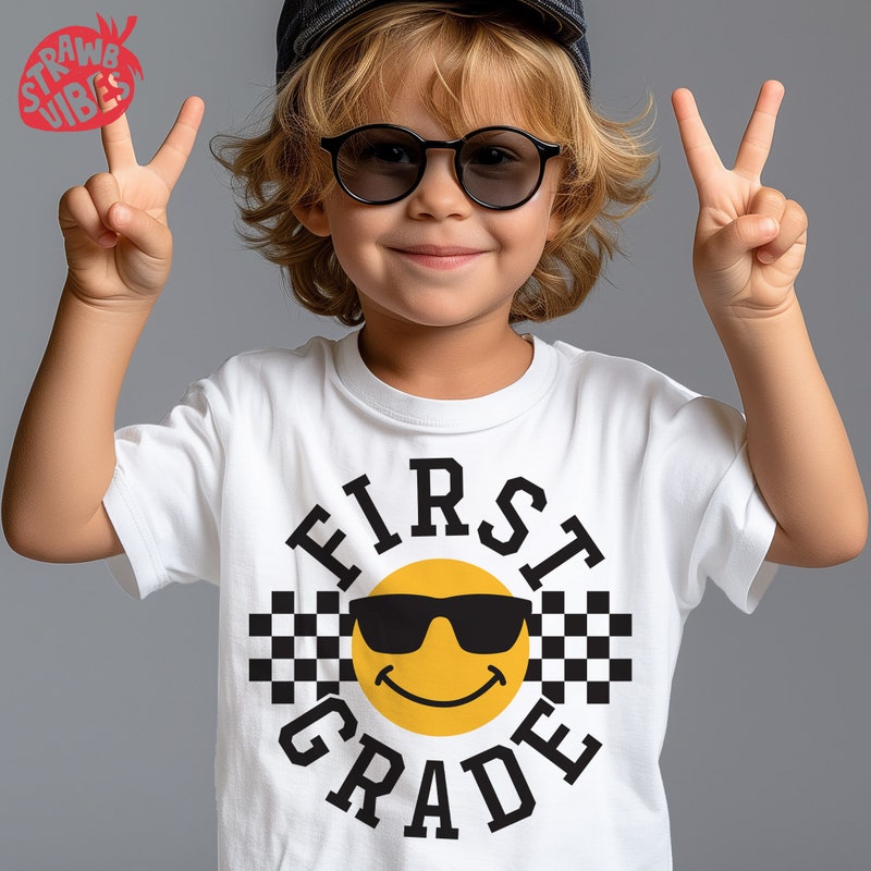 First Grade Boy Svg - Etsy