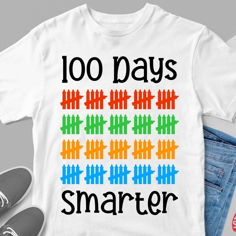100 Days Smarter Svg - Etsy