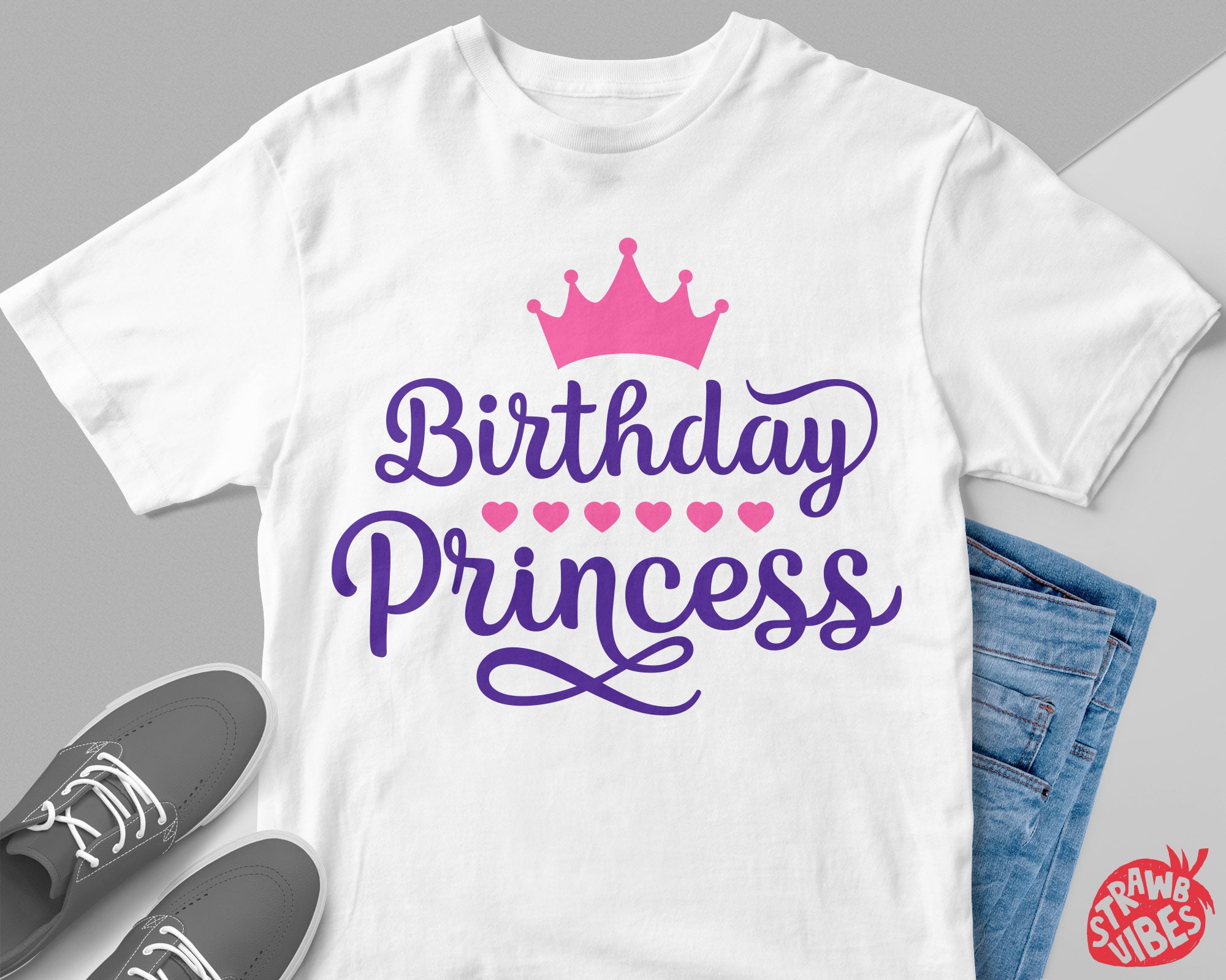 Birthday Princess Svg Birthday Girl Svg Birthday Princess - Etsy