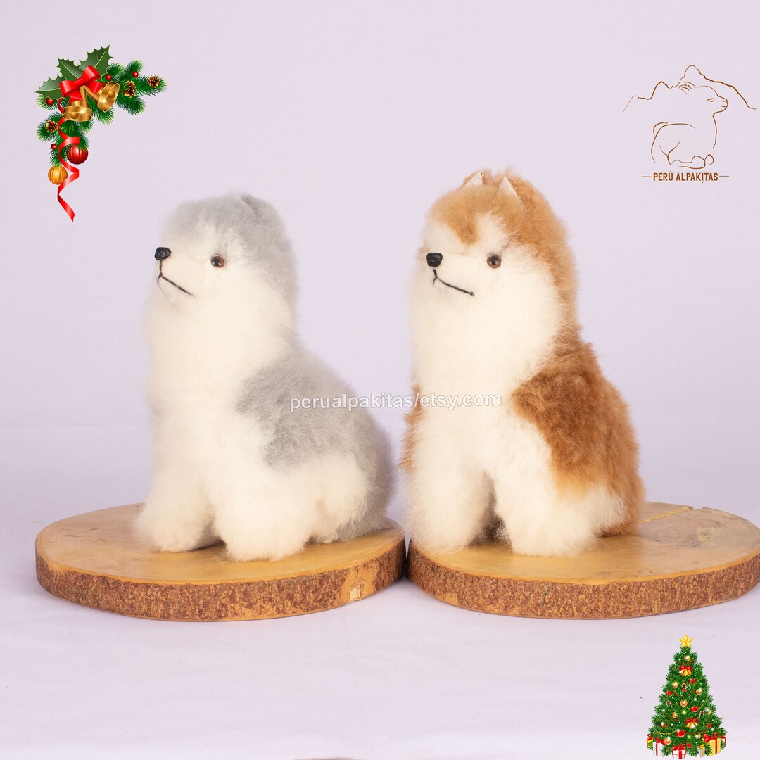 Wolf Made of Baby Alpaca Leather, Wolf Kids, Stuffed Wolf, Stuffed Dog ...