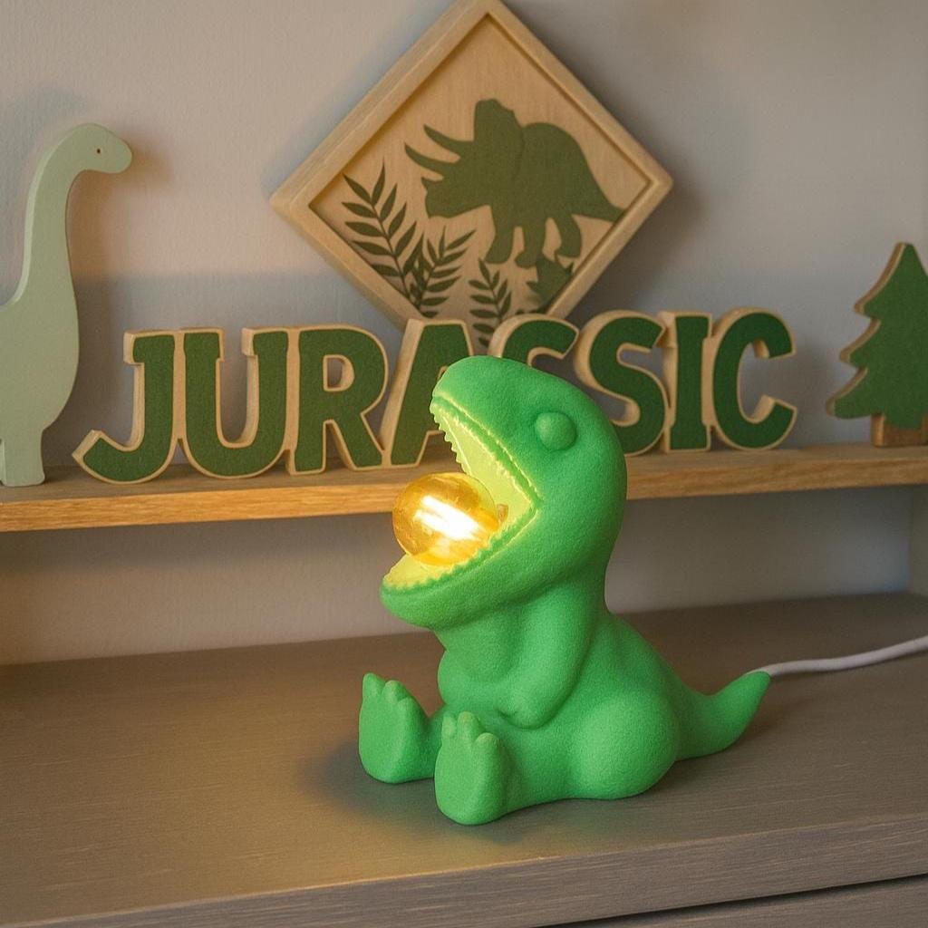 Dinosaur Table Lamp - Etsy