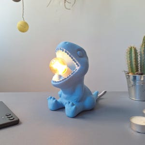 Dinosaur Table Lamp - Etsy