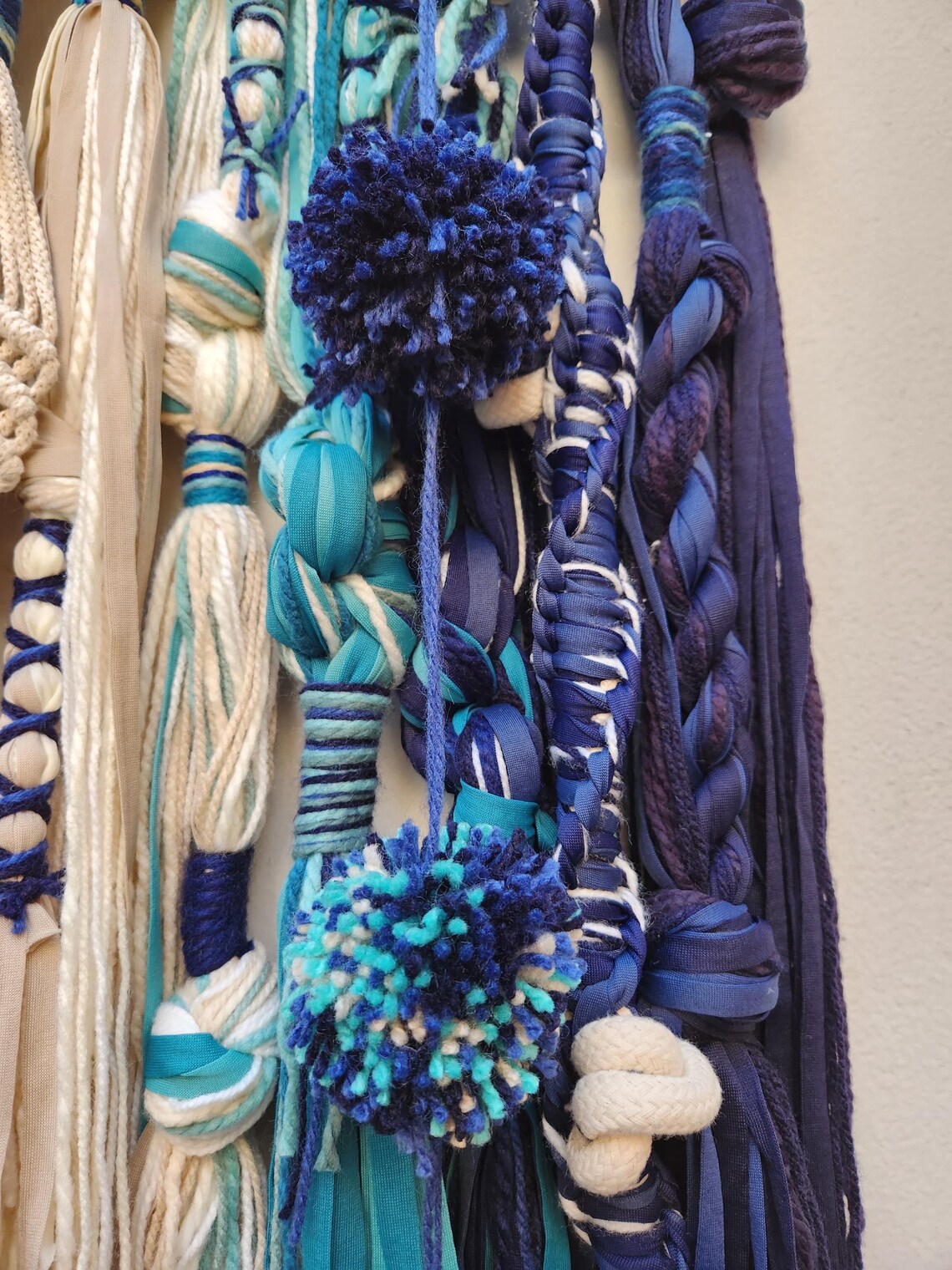 Peruvian Quipu, Bohemian Wall Hanging, Yarn Wall Hanging, Fiber Wall ...