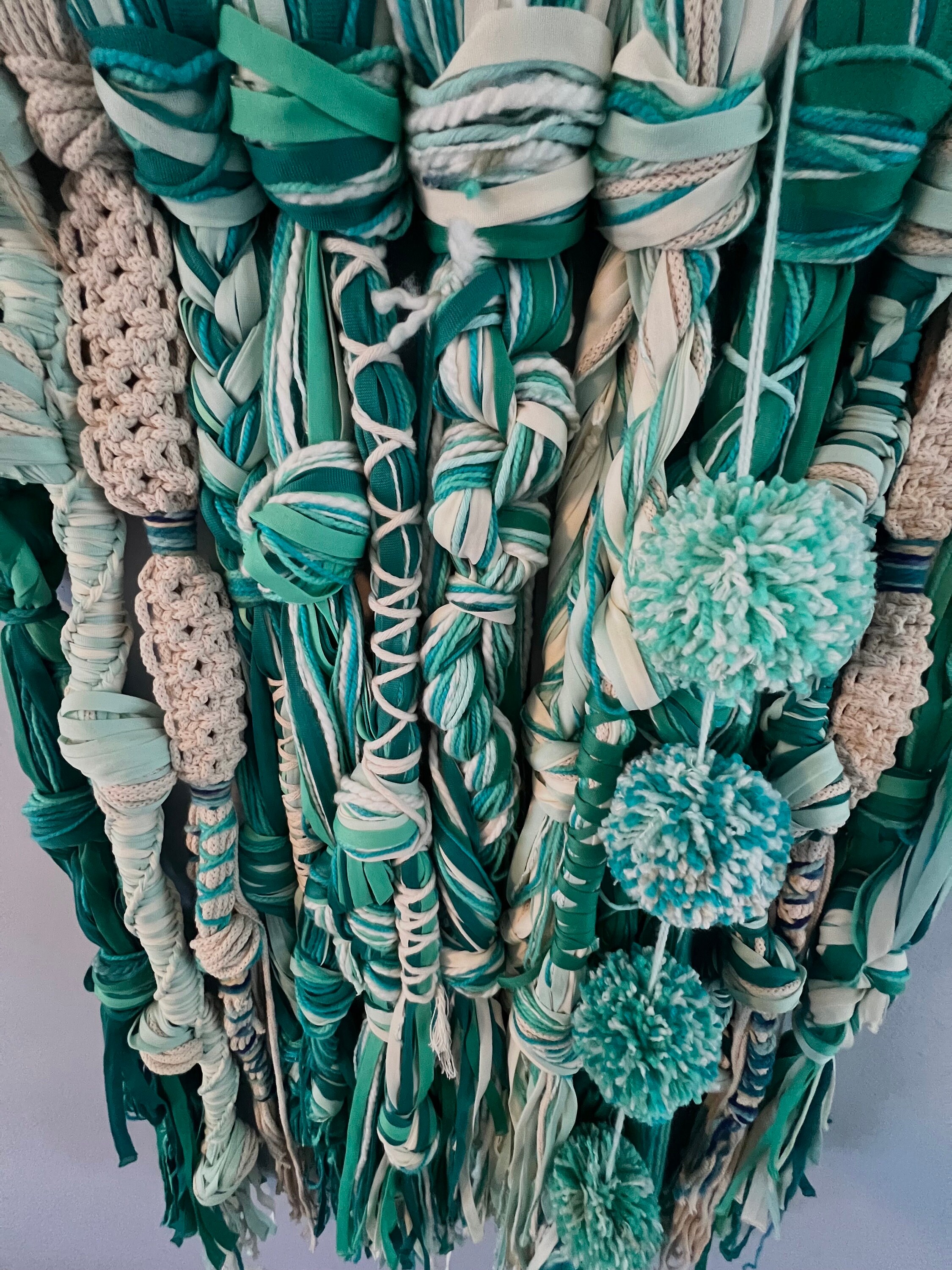 Peruvian Quipu, Bohemian Wall Hanging, Yarn Wall Hanging, Fiber Wall ...