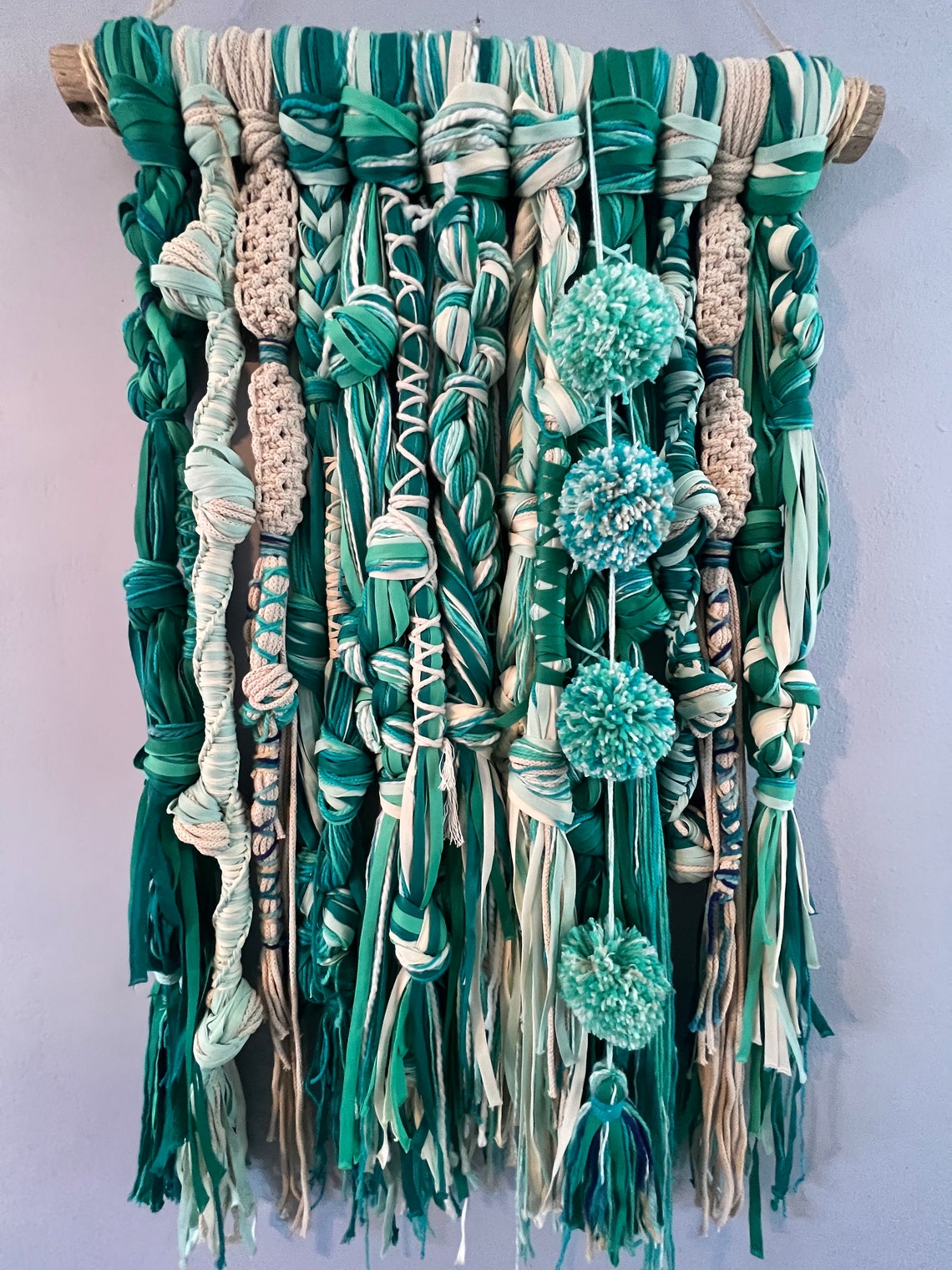 Peruvian Quipu, Bohemian Wall Hanging, Yarn Wall Hanging, Fiber Wall ...