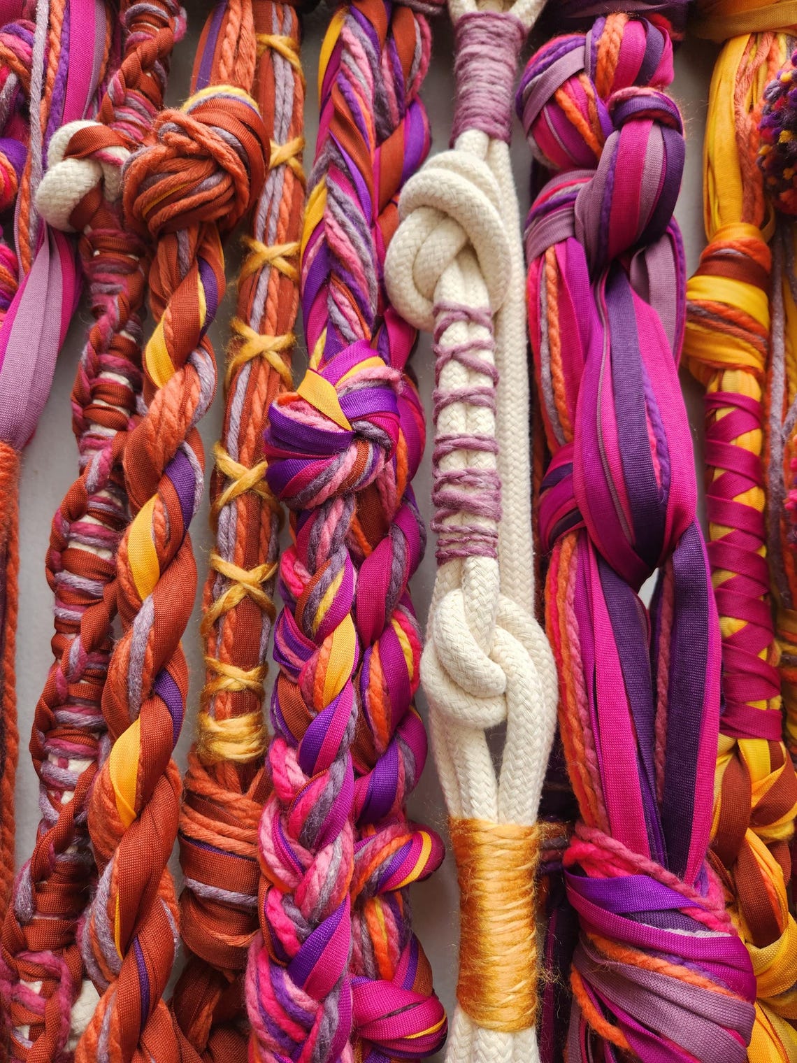 Peruvian Quipu, Bohemian Wall Hanging, Yarn Wall Hanging, Fiber Wall ...
