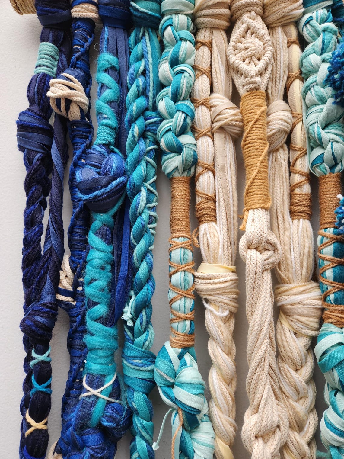 Peruvian Quipu, Bohemian Wall Hanging, Yarn Wall Hanging, Fiber Wall ...