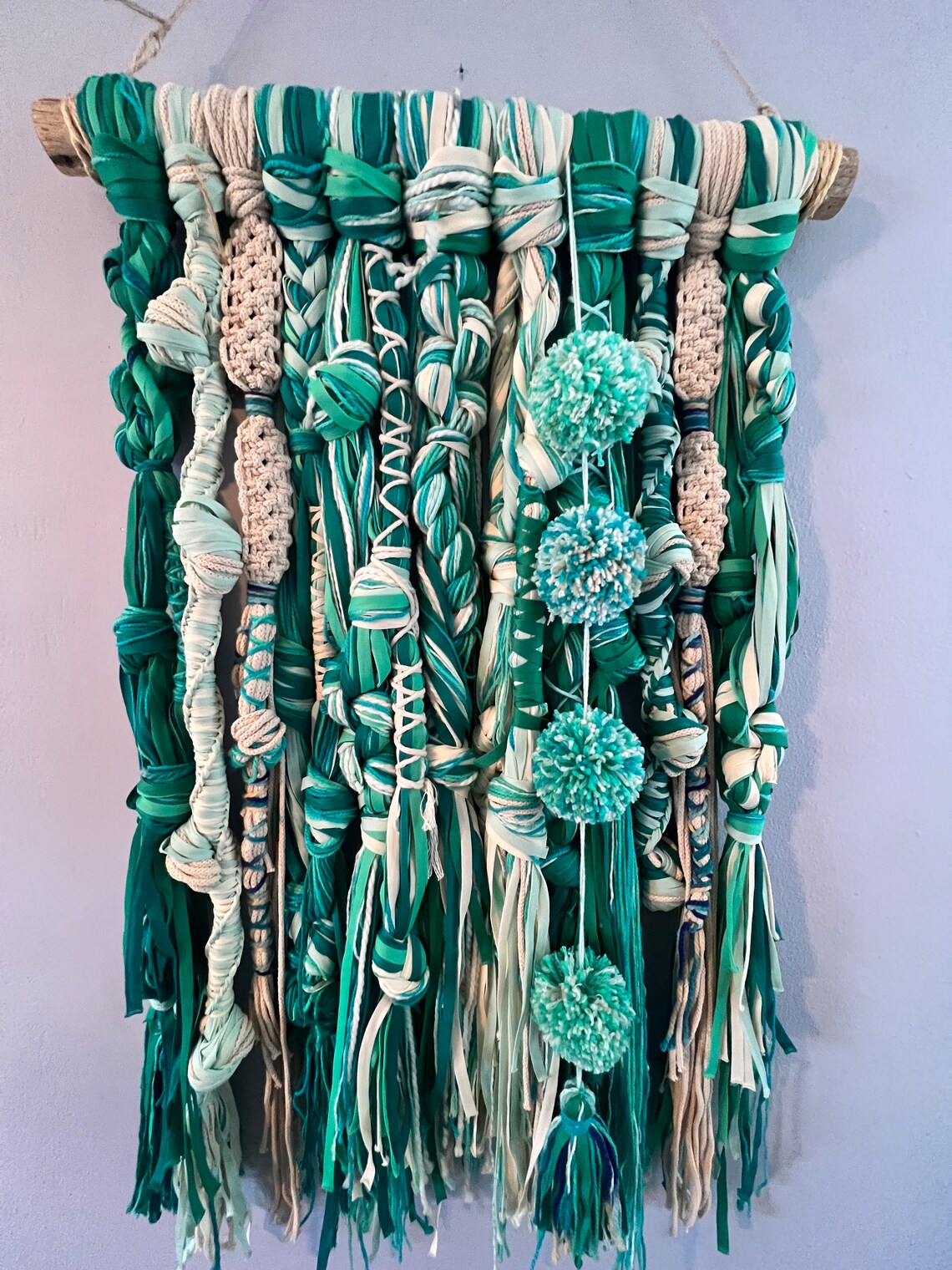 Peruvian Quipu, Bohemian Wall Hanging, Yarn Wall Hanging, Fiber Wall ...