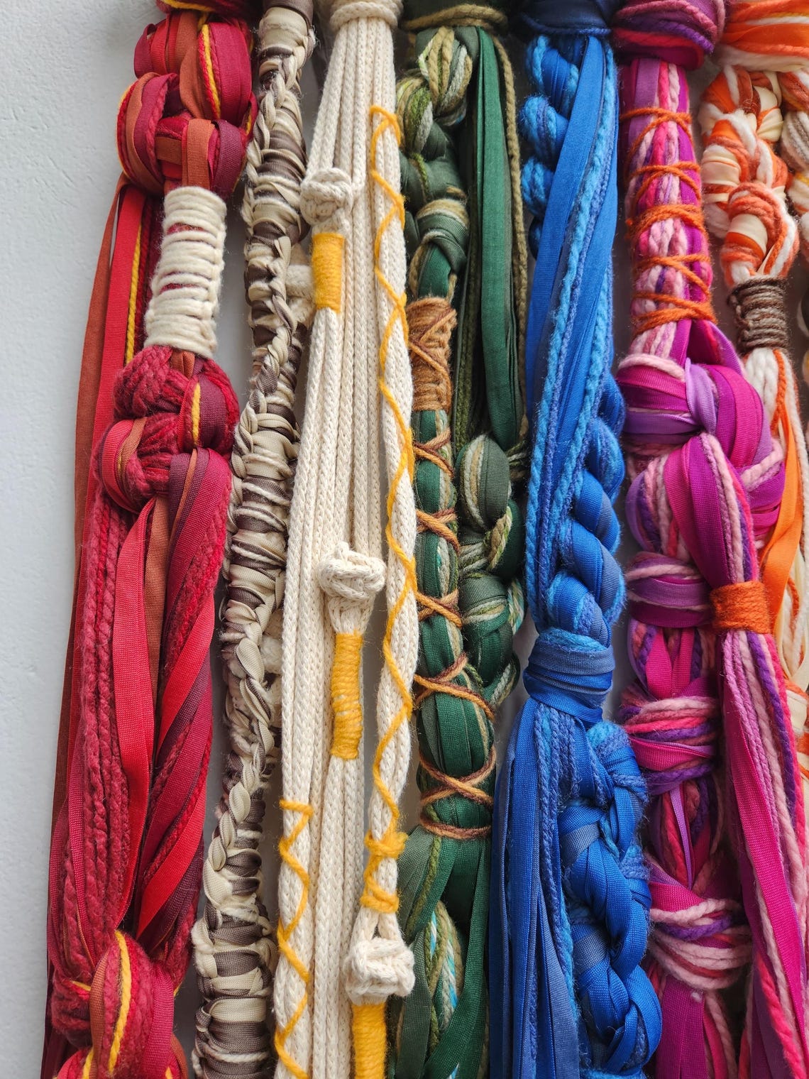 Peruvian Quipu, Bohemian Wall Hanging, Yarn Wall Hanging, Fiber Wall ...