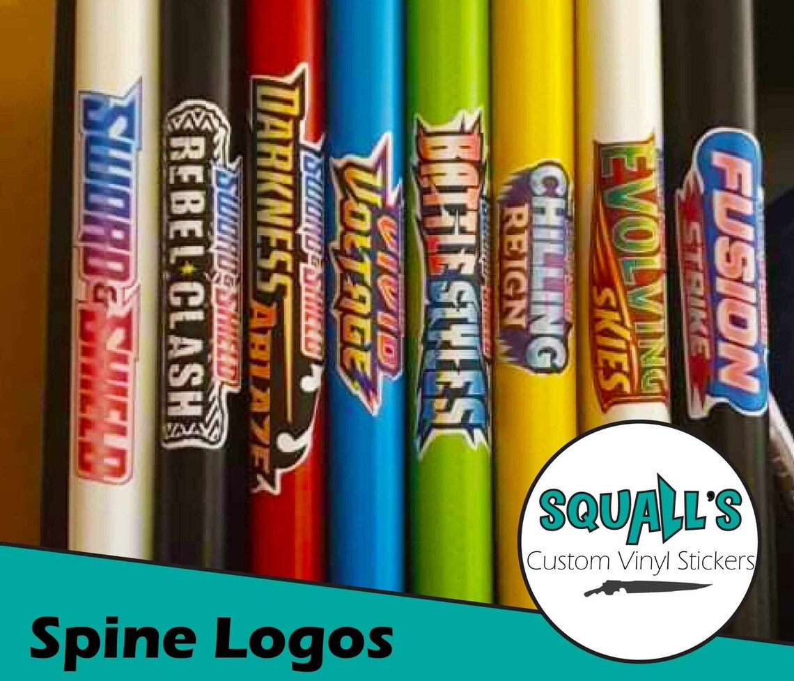 Pokemon Spine Vinyls - Etsy
