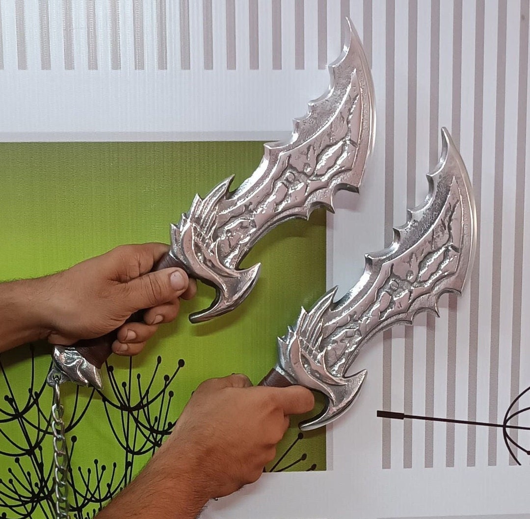 Medieval Fully Upgraded Antique God of War Blades Knight Warrior Blade ...