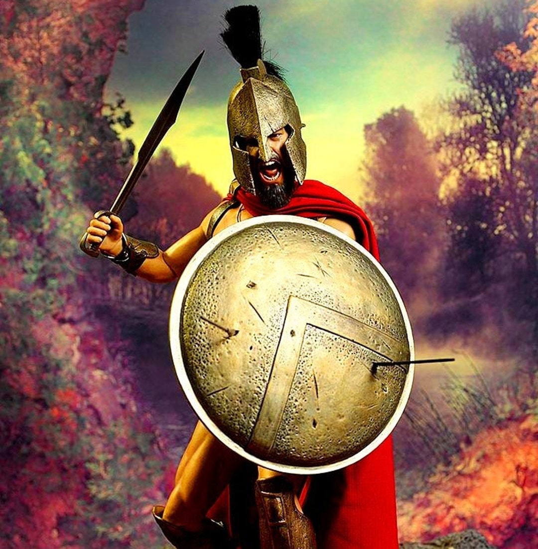 300 Collectible Leonidas Shield 300 Spartan King Leonidas Medieval ...