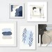 Blue Art Print Set of 5 Abstract Digital Printable Art - Etsy