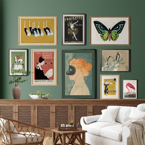 Eclectic Gallery Wall - Etsy