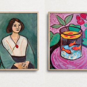 Matisse Poster Set of 9: Eclectic Gallery Wall Art (digital Download ...