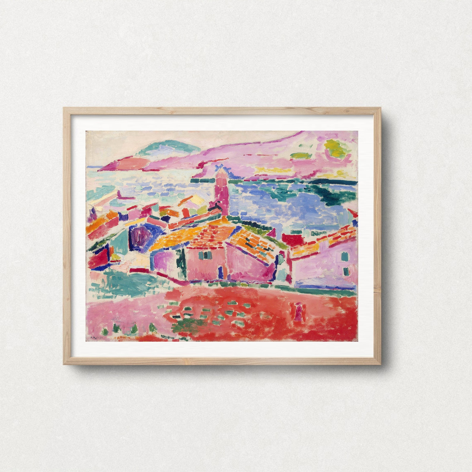 Eclectic Print Set Gallery Wall Art Set of 10 Pink and Green - Etsy