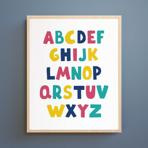 Mid Century Art Print Boho Wall Decor Burnt Orange Print | Etsy