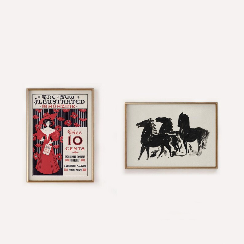 Vintage Eclectic Gallery Wall Art Set of 10 (digital Download) - Etsy