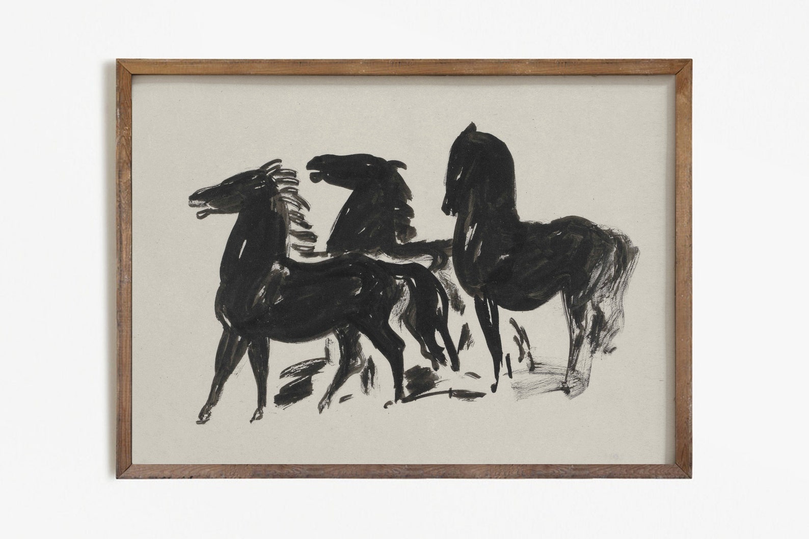 Neutral Gallery Wall Art Set Vintage Sketch Prints Etching - Etsy