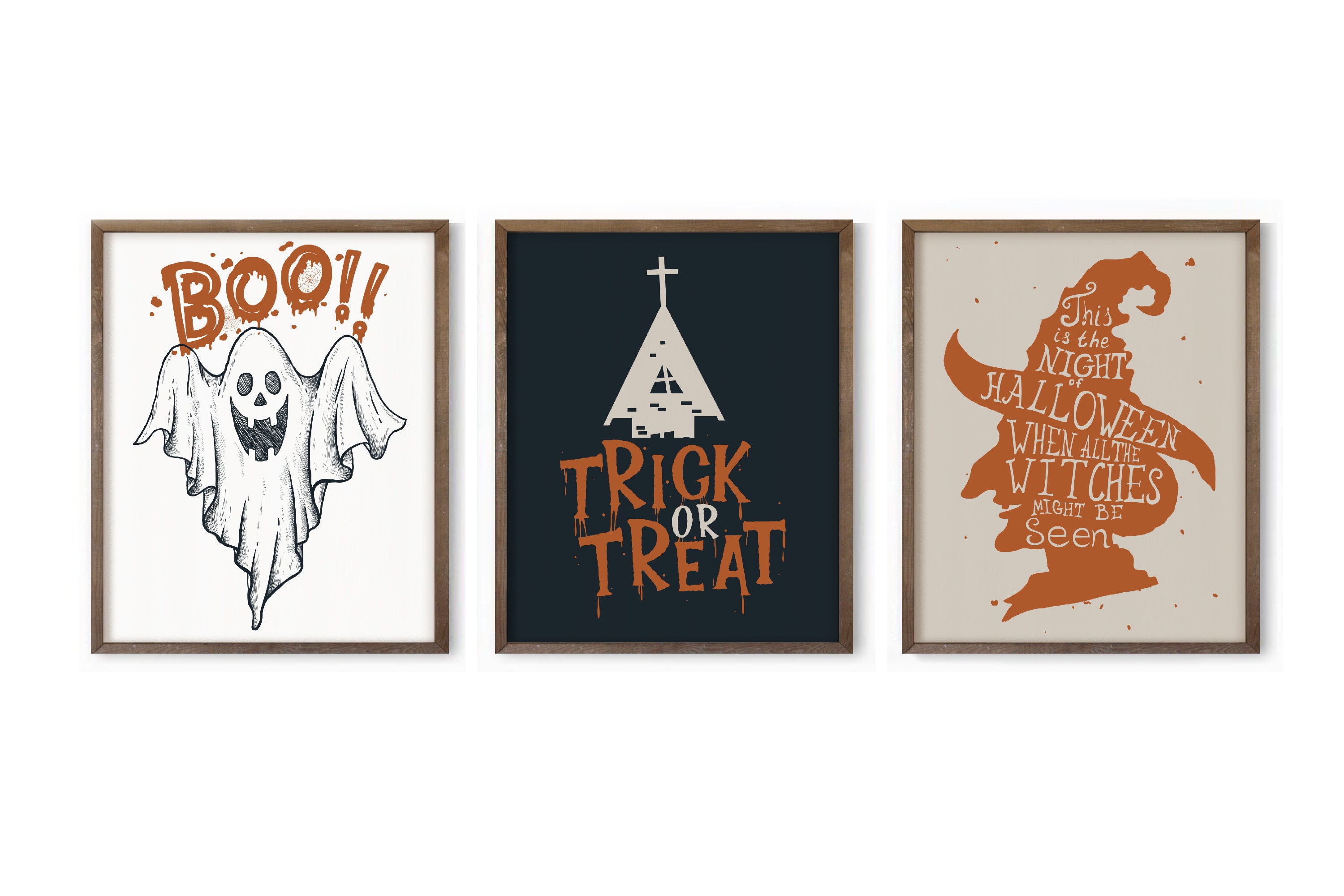 Halloween Prints Set of 12 Mega Bundle Set Halloween Printable - Etsy