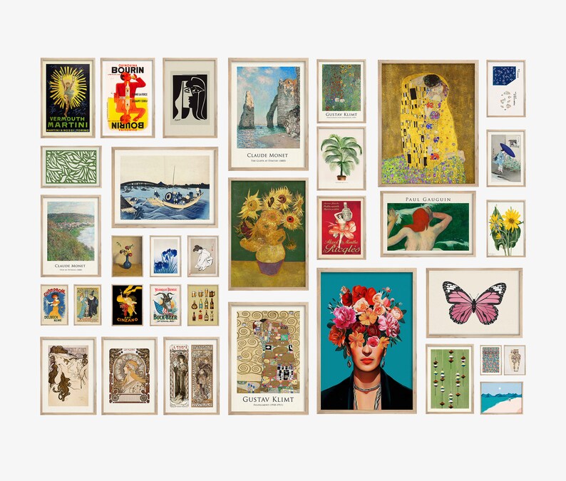 300 Eclectic Gallery Wall Set MEGA BUNDLE Wall Art Set - Etsy