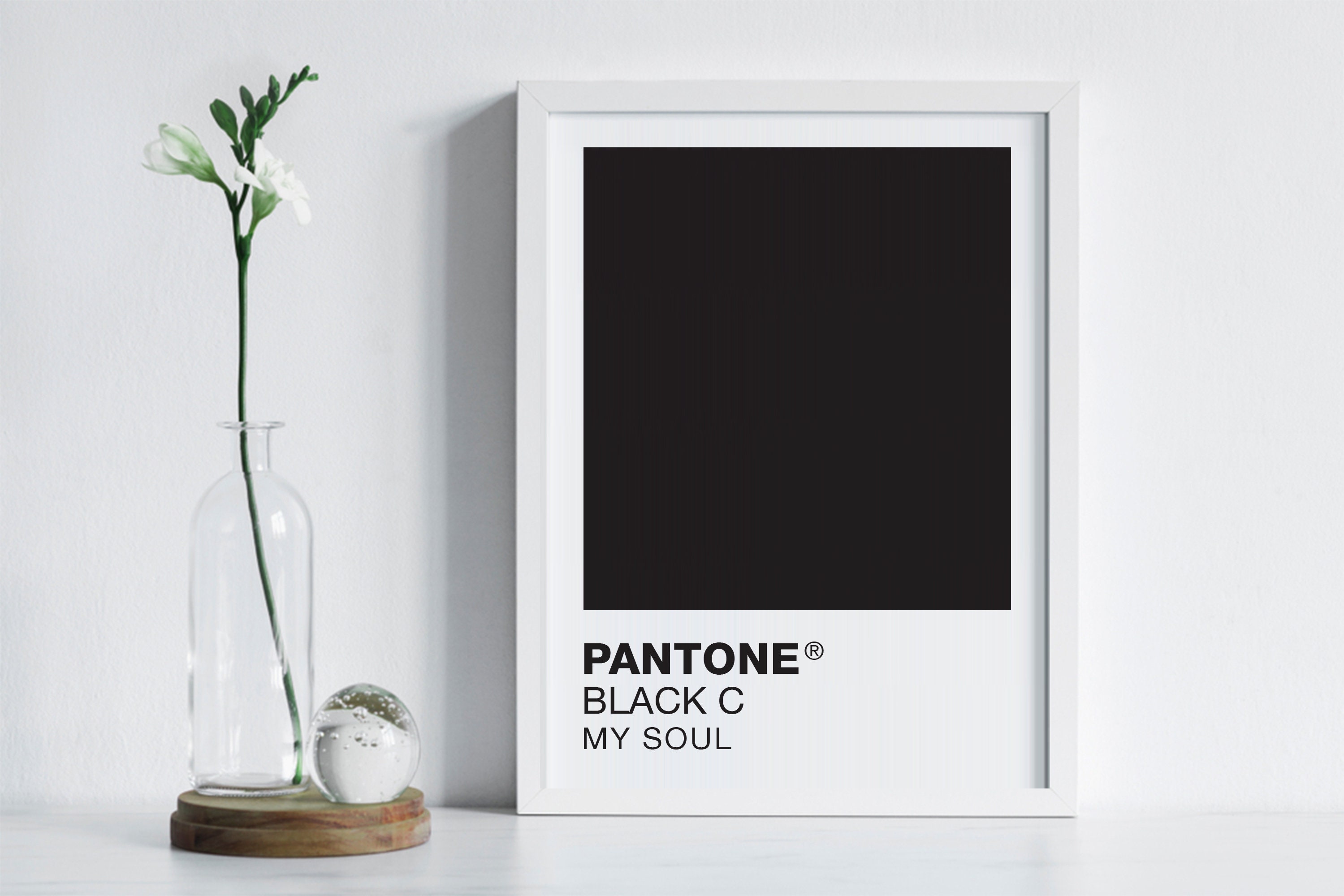 Modern Abstract Print Set Of 5 Black Abstract Art Black and | Etsy