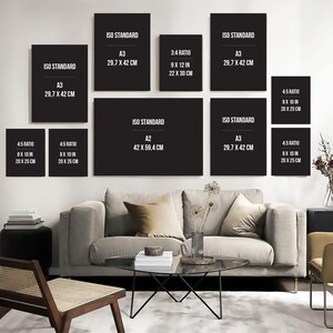 Set of 10 Prints, Gallery Wall Set, Wall Collage Kit, Modern Wall Decor ...