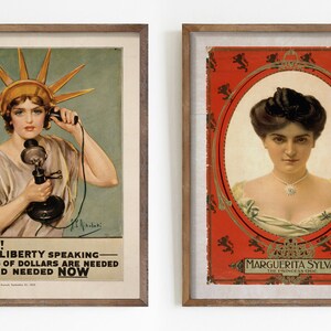 Gallery Wall Art Set, Mega Bundle, Retro Poster Set, Vintage Poster Art ...