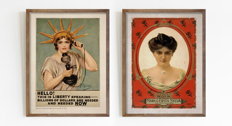 Gallery Wall Art Set Mega Bundle Retro Poster Set Vintage - Etsy