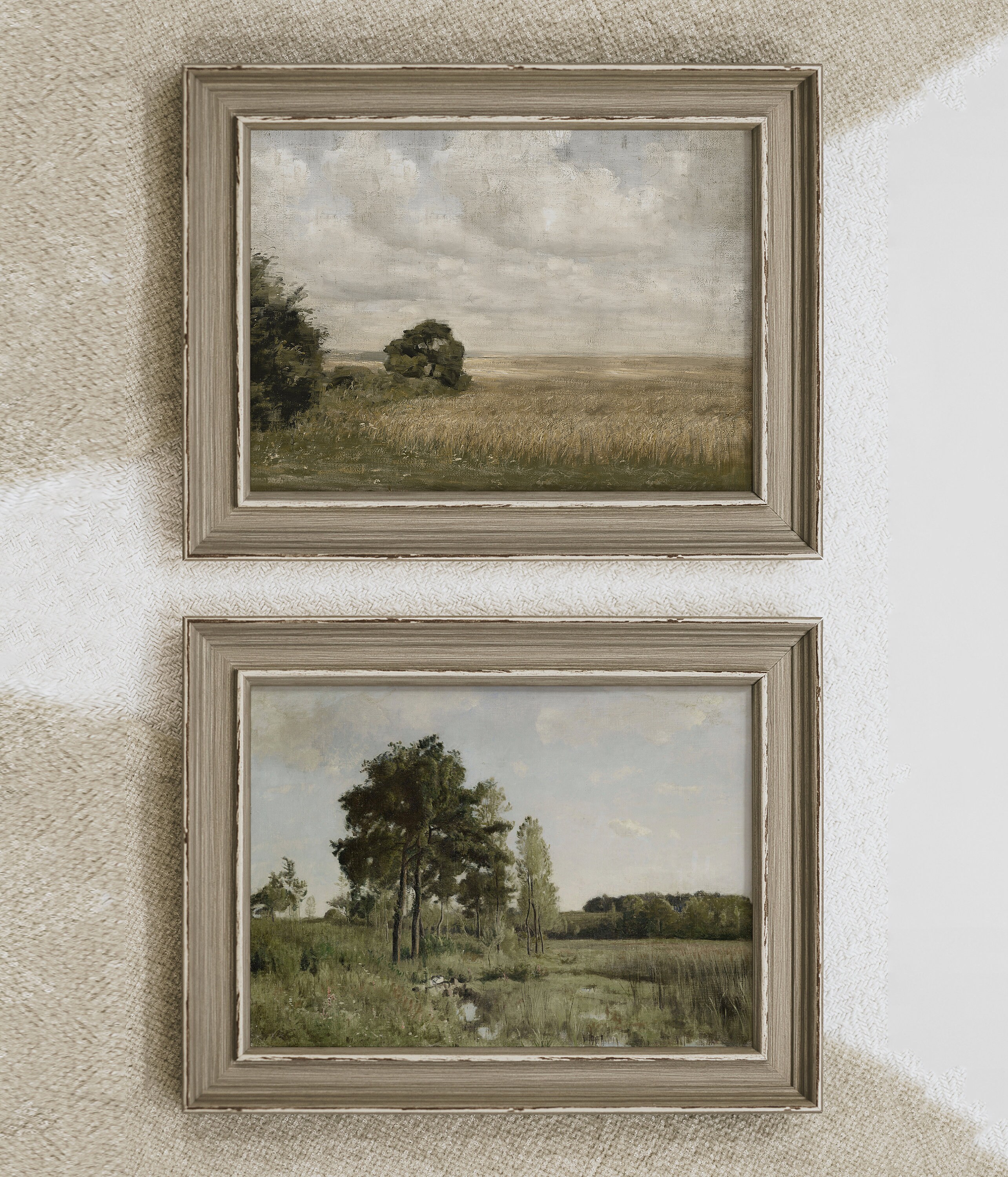 Vintage Gallery Wall Art Set: Eclectic Farmhouse Prints (digital ...