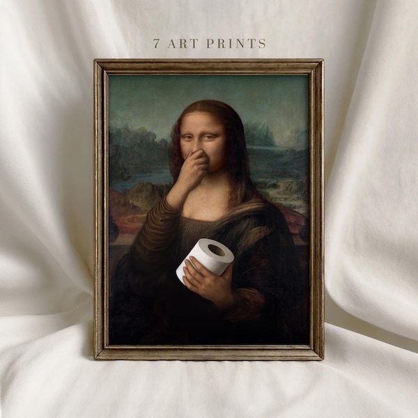 Funny Bathroom Art - Etsy