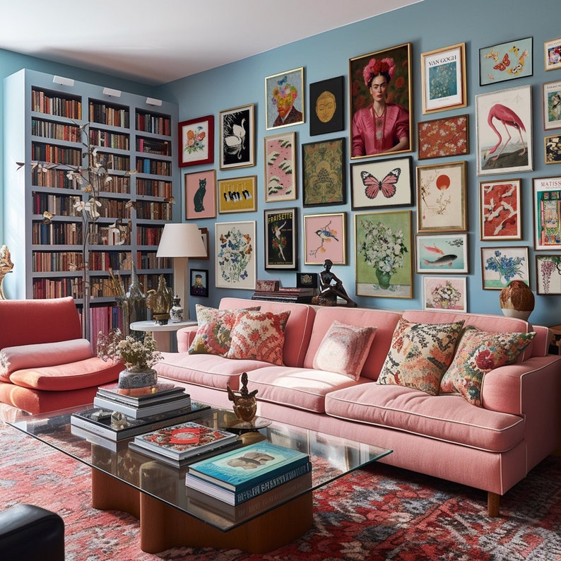 Eclectic Gallery Wall Art Set: Vintage Masters Prints (digital Download ...